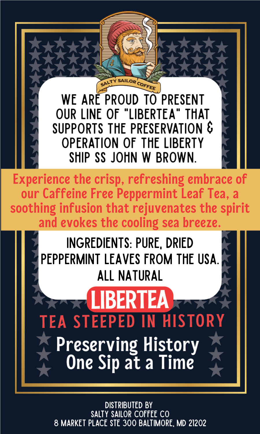 Peppermint Tea | Salty Sailor Coffee Company